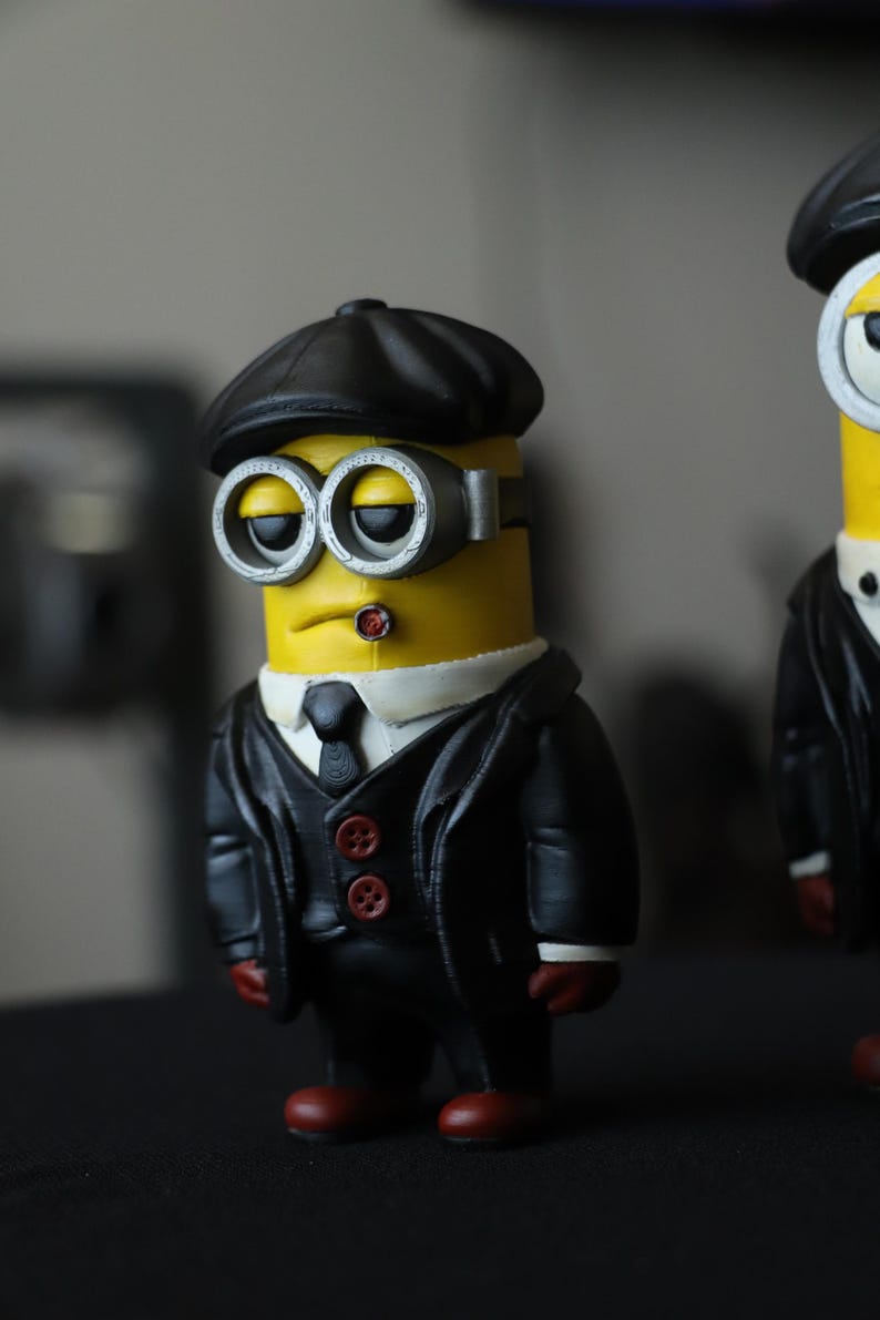 Peaky Blinders Minion Gangster Figurine Set Hand Painted 3D Printed ...