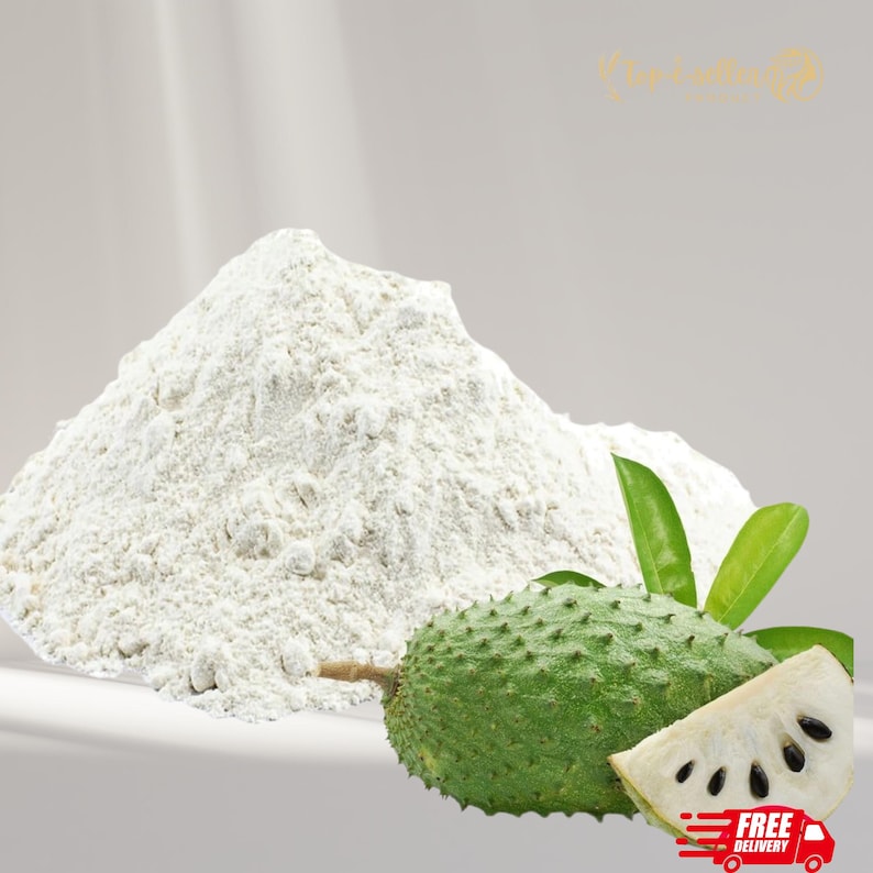 Organic Soursop Fruit Powder, Dried Graviola Guanabana Annona Muricata ...