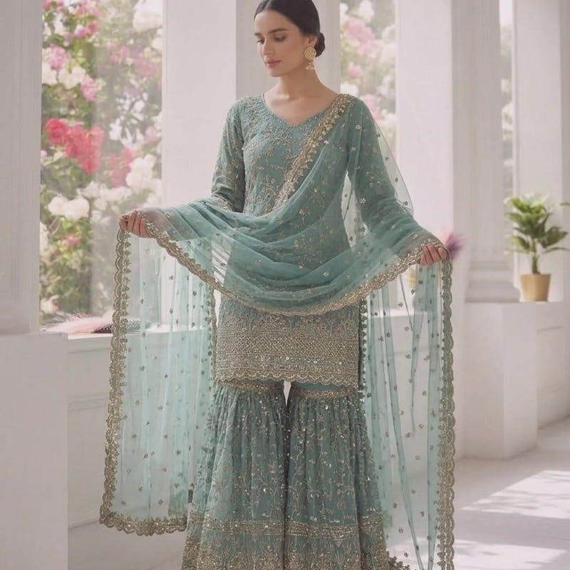 Pakistani Pink Dresses - Etsy