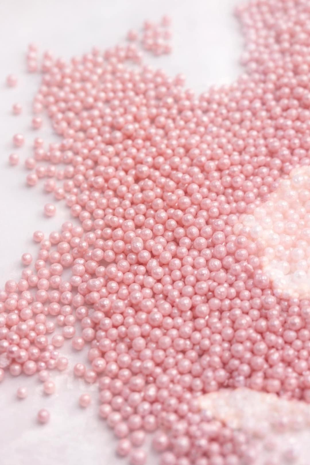 Pink Pearl Nonpareils Sprinkles | Edible Cake Sprinkles | Pink Baking ...
