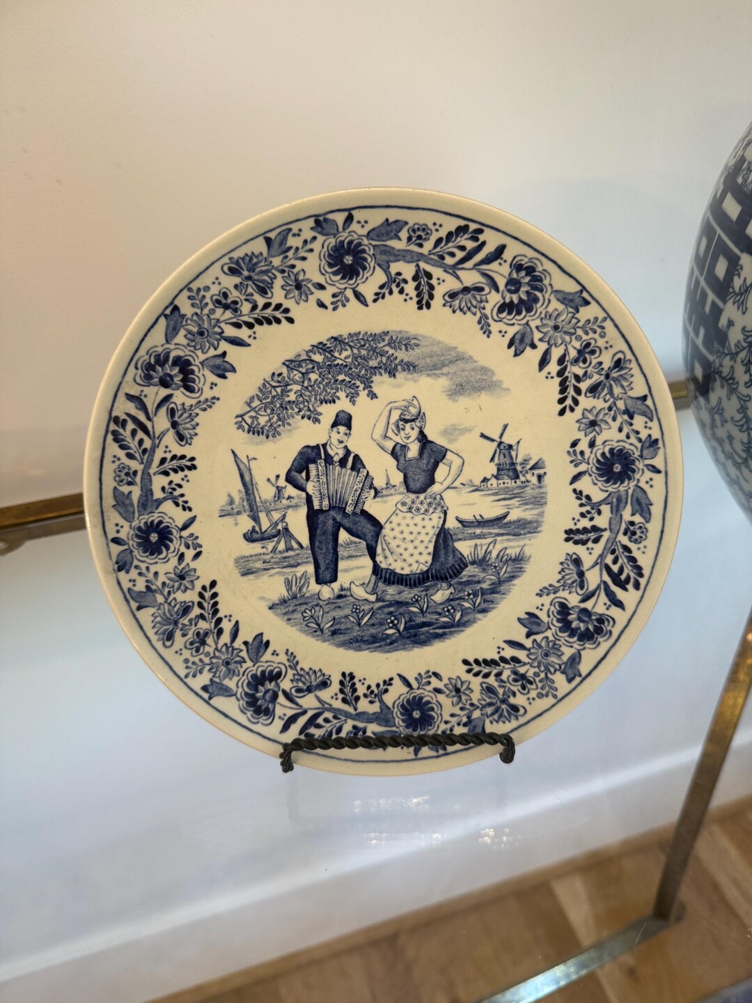 Delfts Royal Sphinx Hand Painted Set of 4 Plates - Etsy