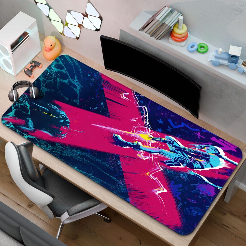 Jinx Graffiti Mouse Pad | Arcane Desk Mat | A Gift for Gamers - Etsy ...