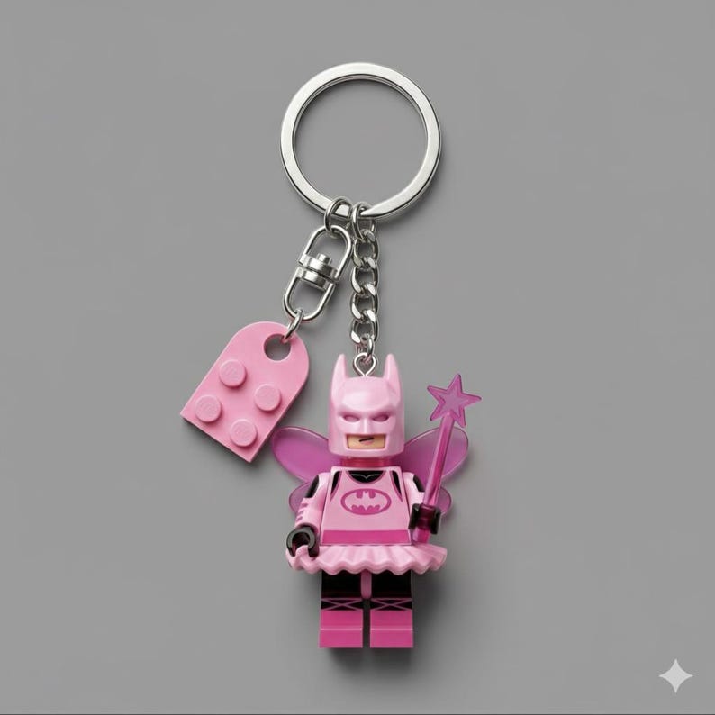 Personalized Pink Fairy Keychain With Initial – Cute Backpack Charm ...
