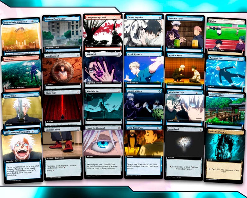 Satoru Gojo (narset, Enlightered Master) - Proxy Commander Deck - Etsy
