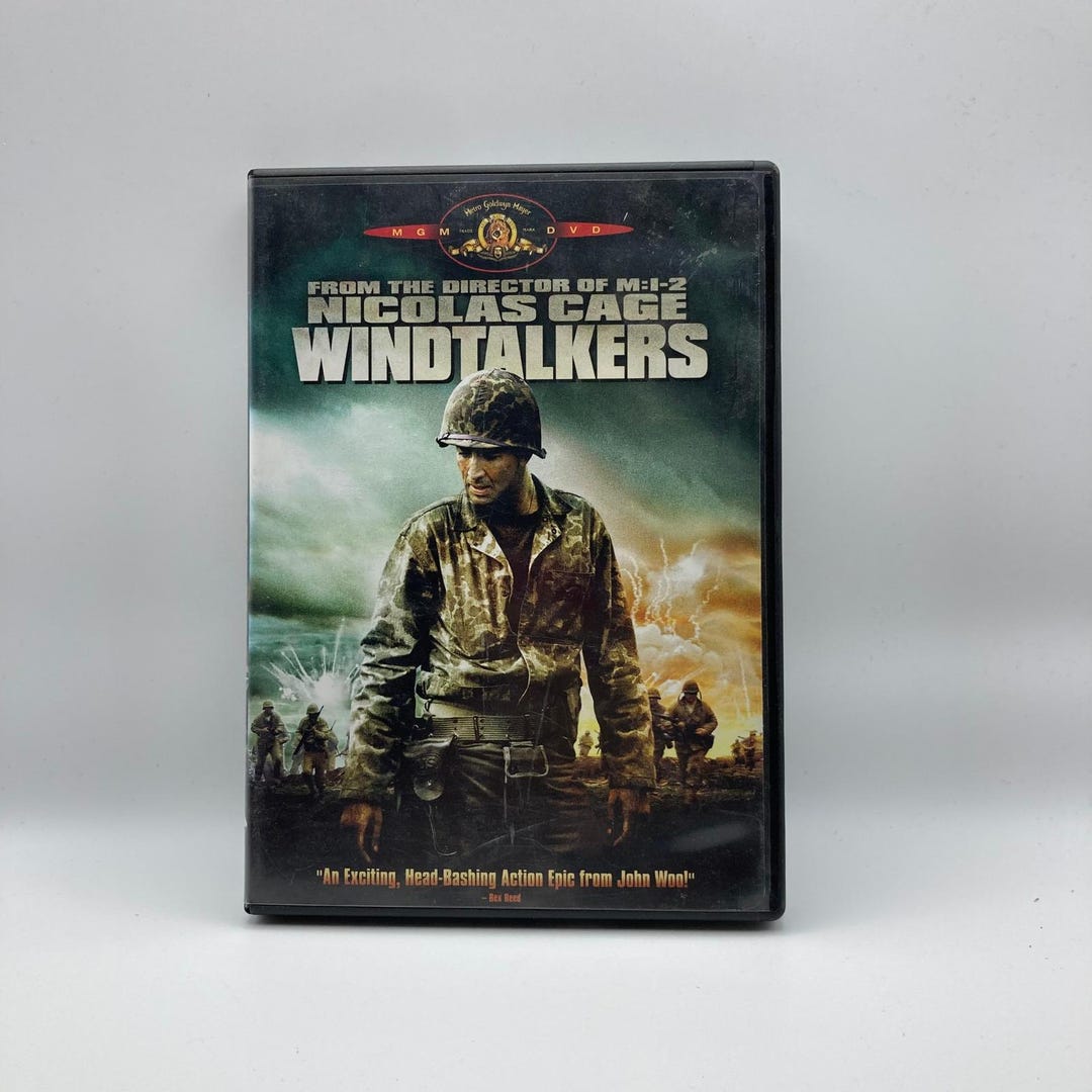 Windtalkers DVD 2002 Nicolas Cage WWII War Movie John Woo MGM Home ...