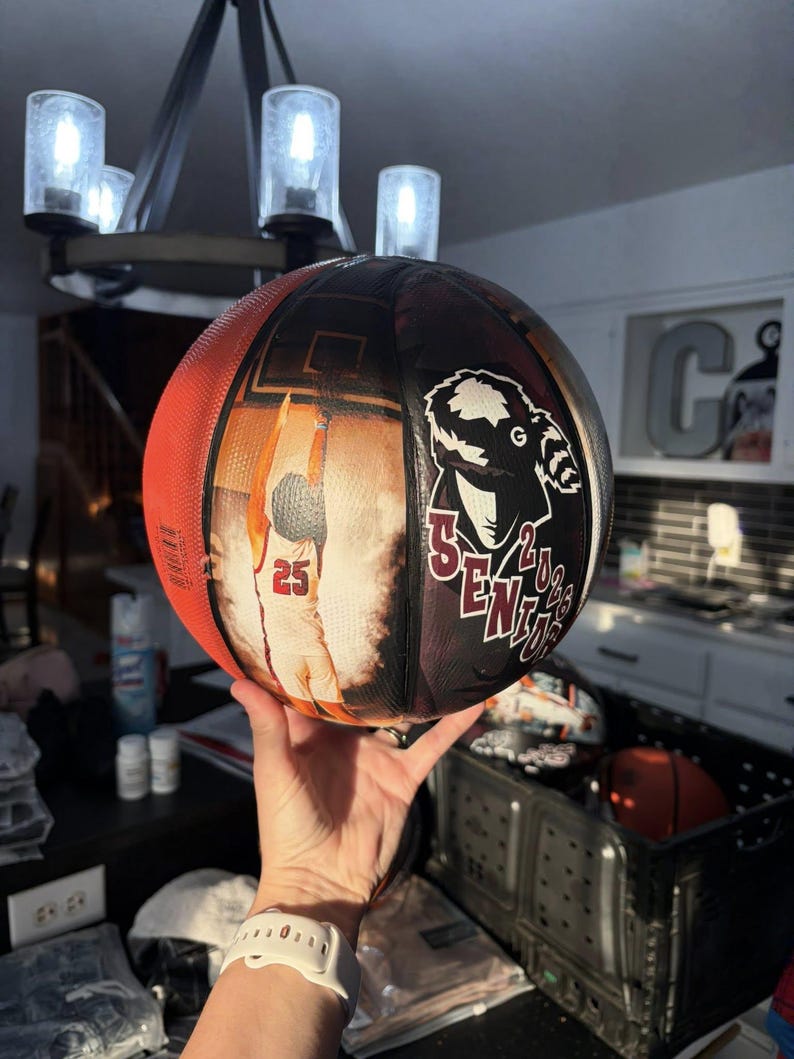 Custom Photo Basketball - Etsy