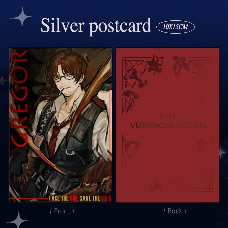 Preorder - Limbus Company All Sinner Print | Sliver Foil Postcard ...