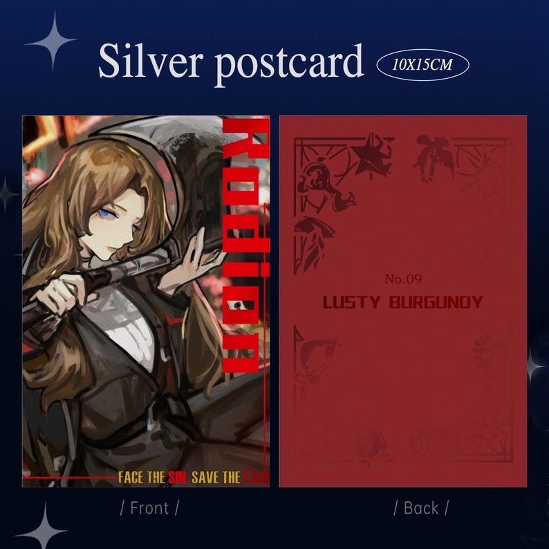 Preorder - Limbus Company All Sinner Print | Sliver Foil Postcard ...