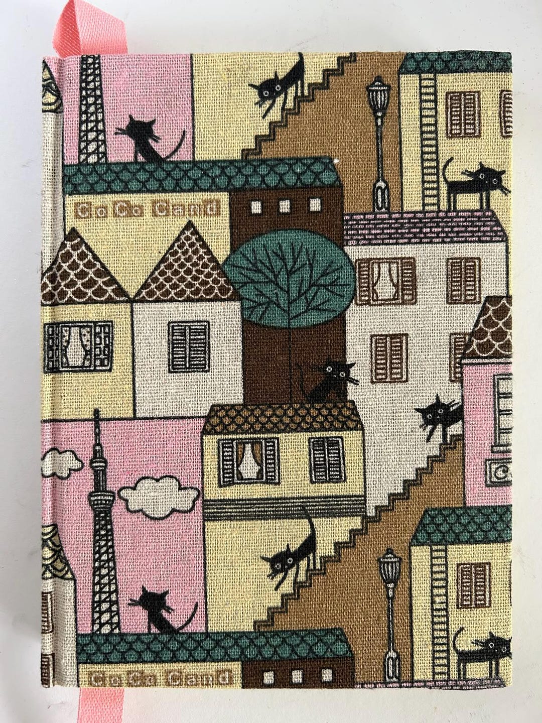 Pink Houses A5 Notebook, 80gsm Canary Paper - Etsy
