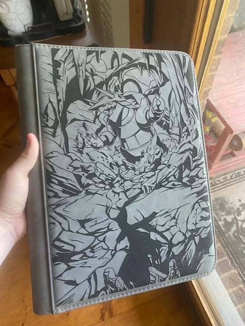 Custom Laser Engraved Pokemon Card Binder | Personalized TCG Trading ...