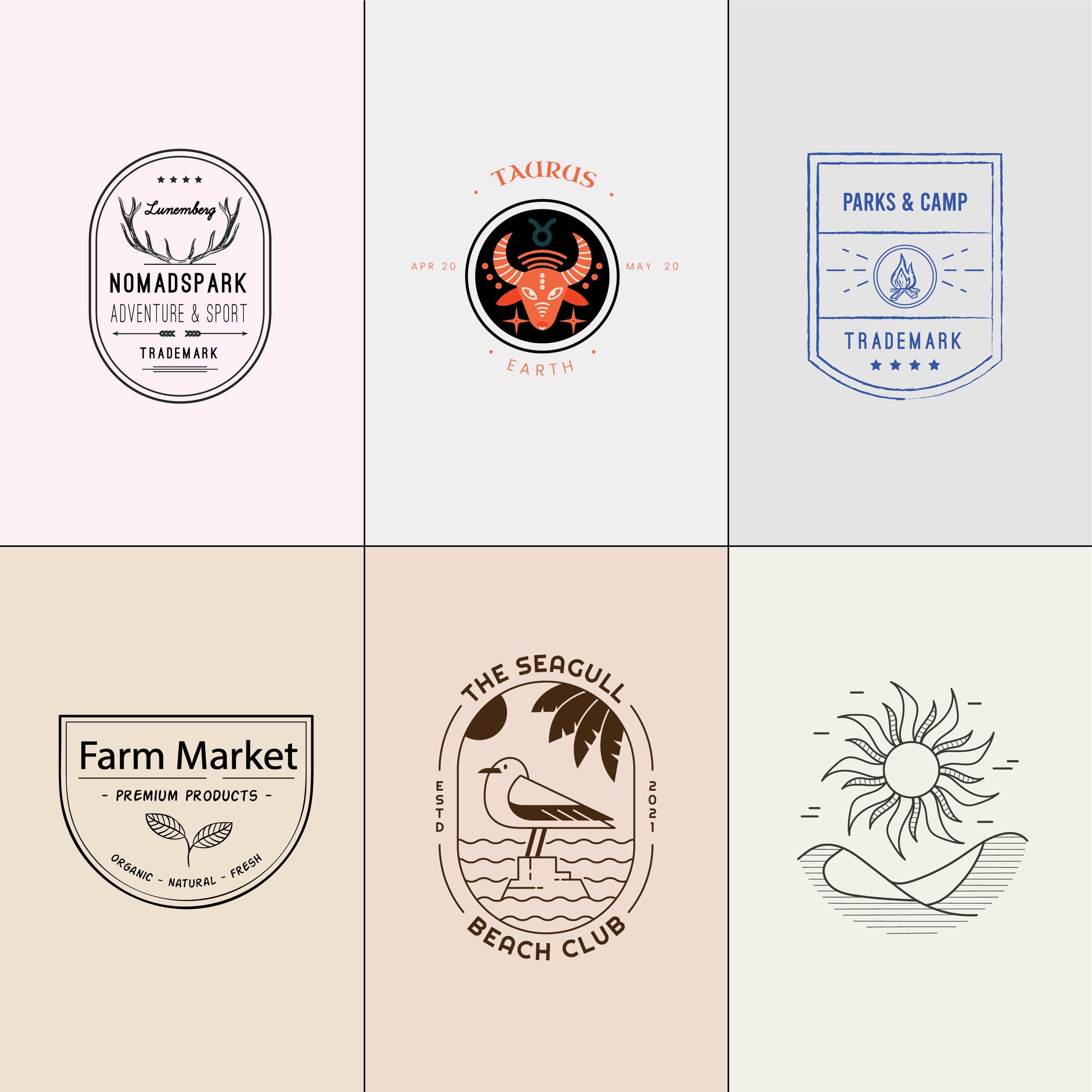 Custom Hand Drawn Logo Design, Modern Business Branding (digital ...