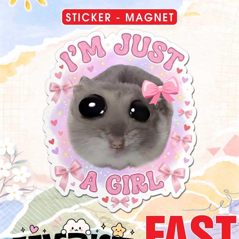Im Just a Girl Hamster - Etsy
