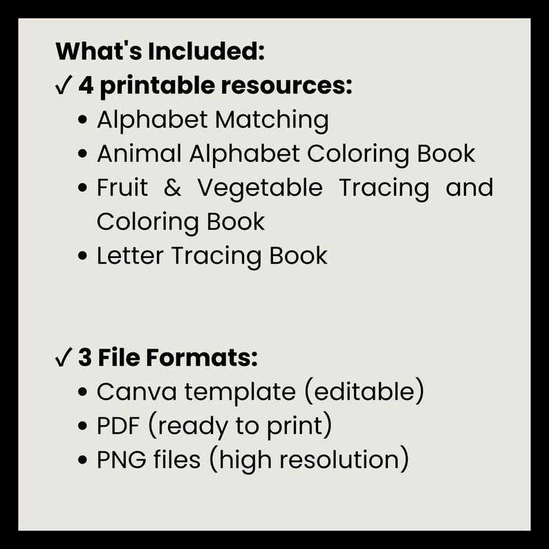 Alphabet Learning Bundle | Preschool Alphabet Worksheets | ABC Tracing ...