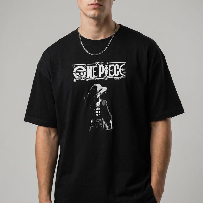 One Piece Luffy Graphic Illustration T Shirt - Unisex - Etsy
