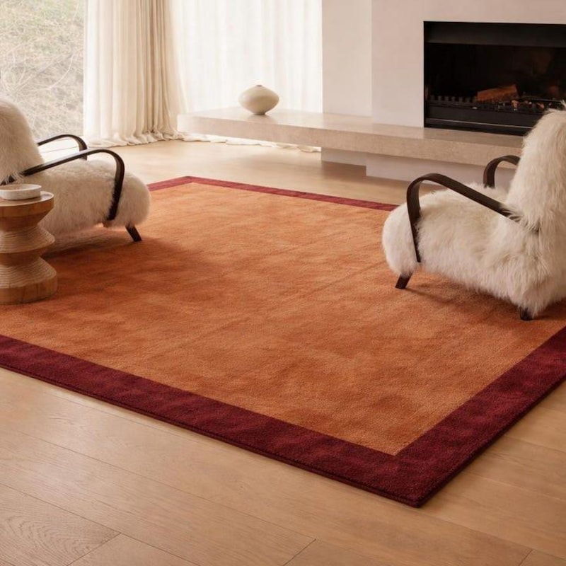 Terracotta Vintage Carpet - Etsy