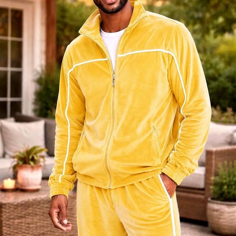 Mens Velour Zip Up - Etsy