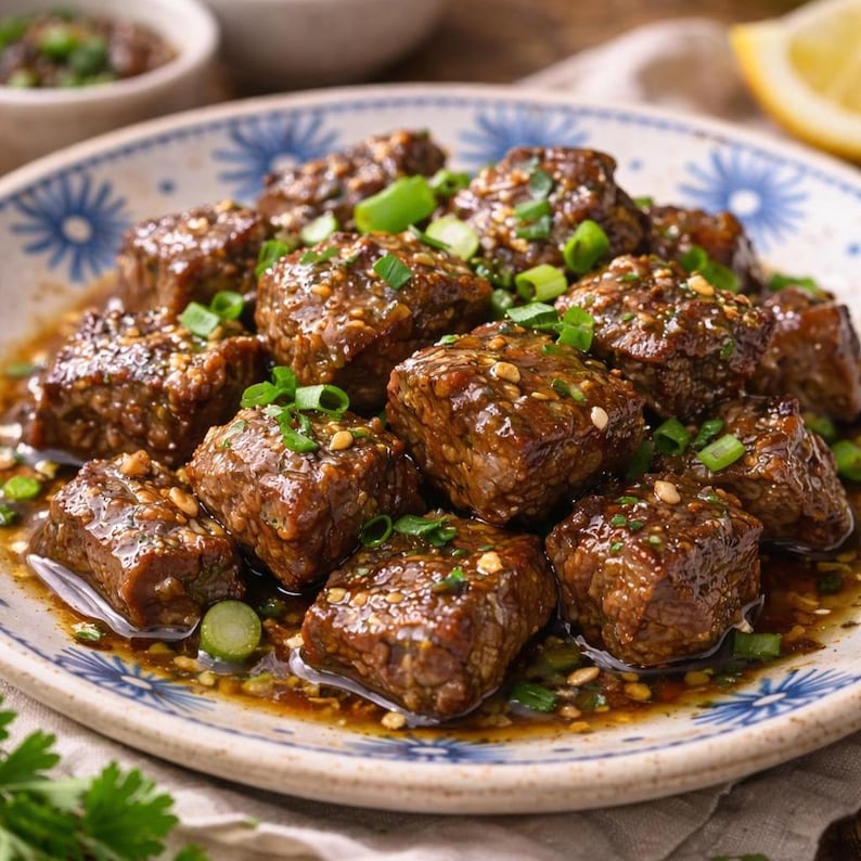 Garlic Butter Steak Bites Recipe Pdf, Instant Download, Easy Steak ...