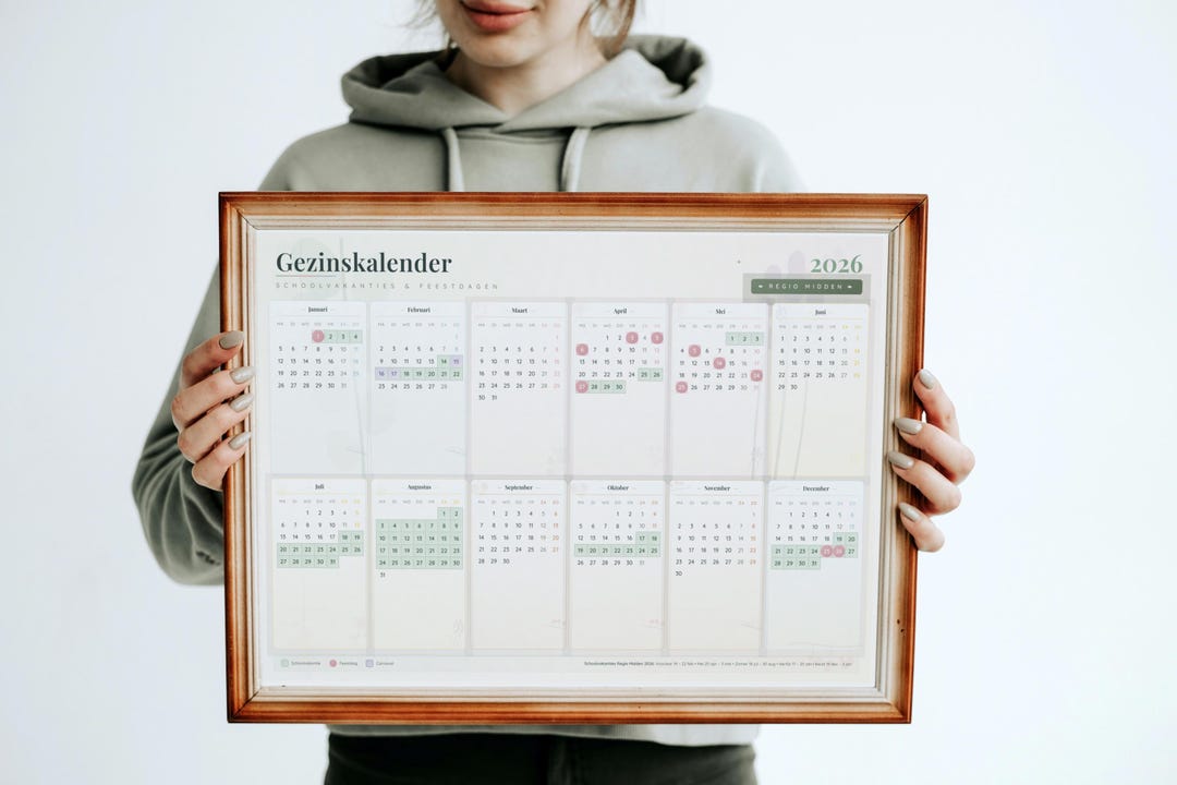 School Year Family Planner 2025-2026 | Dutch School Holidays ...