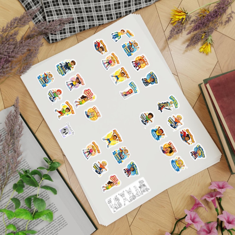 Inclusive Kids Exercise Stickers | Diverse Abilities, PT OT Therapy ...