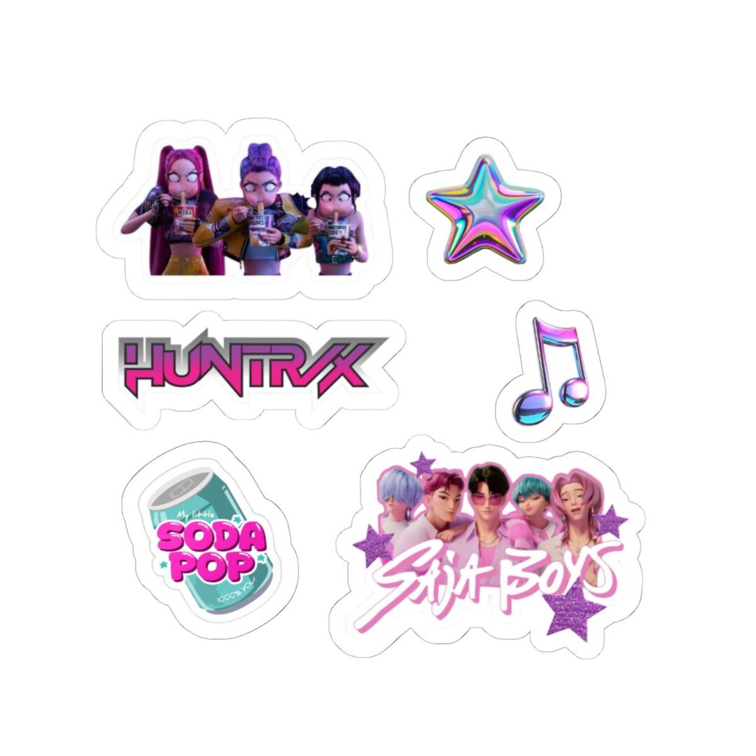 Huntrix | K-pop Demon Hunters Kids Stickers - Etsy