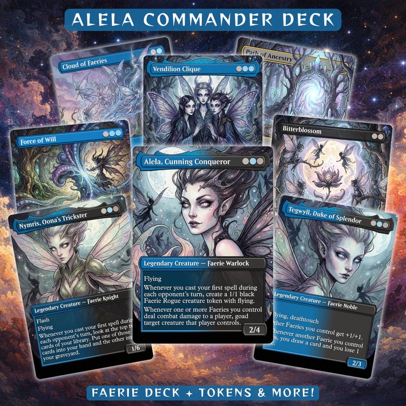 Alela Mtg Commander Deck - Etsy