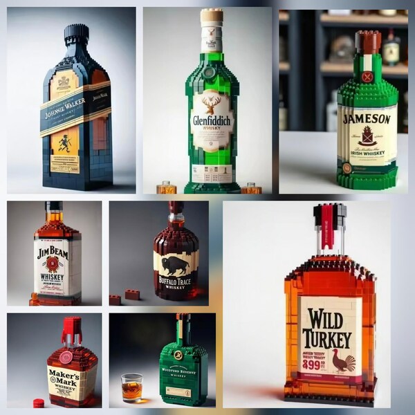 Liquor Legos - Etsy