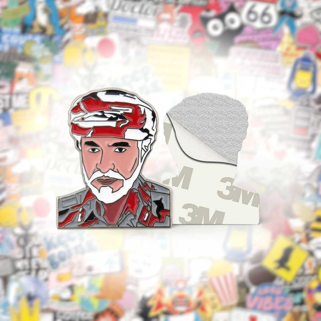 Sultan Qaboos Bin Said Camouflage Metal Phone Sticker With 3M Sticky ...