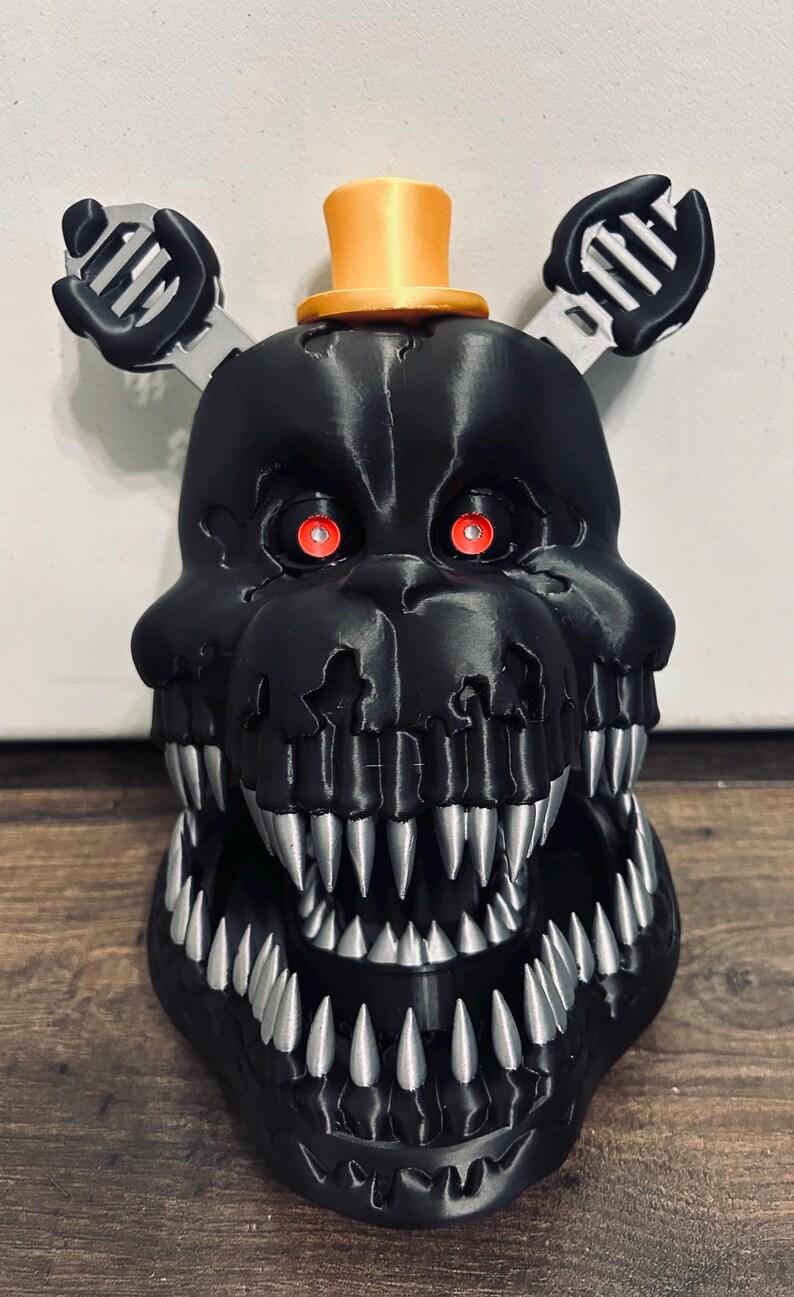 FNAF Five Nights at Freddy’s Nightmare Freddy Fazbear Head - Etsy Australia