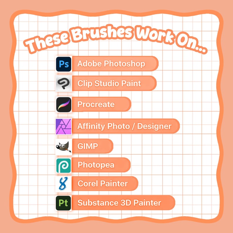 50+ Chibi Furry Base Pose Pack | Procreate & Photoshop Brushes ...