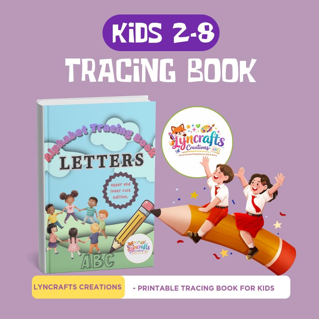 Big and Small Letters - Alphabet Tracing Book by Lyncrafts Creations ...