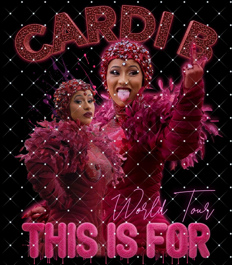 Cardi B Little Miss Drama Tour PNG (digital Download) - Etsy