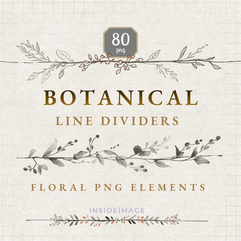 Botanical Art for Canva - Etsy UK