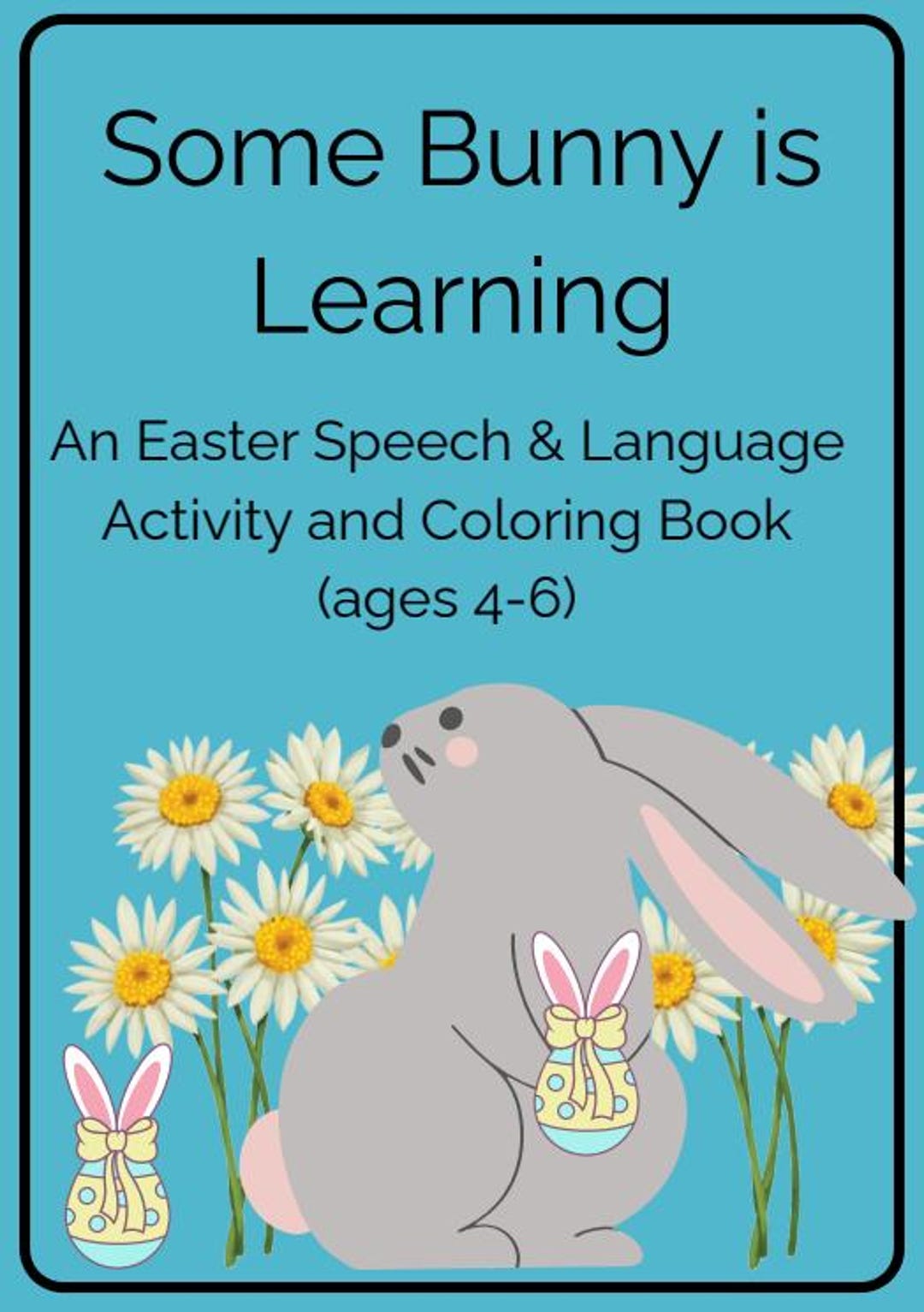 Easter Speech and Language Activity Book for Preschoolers. - Etsy