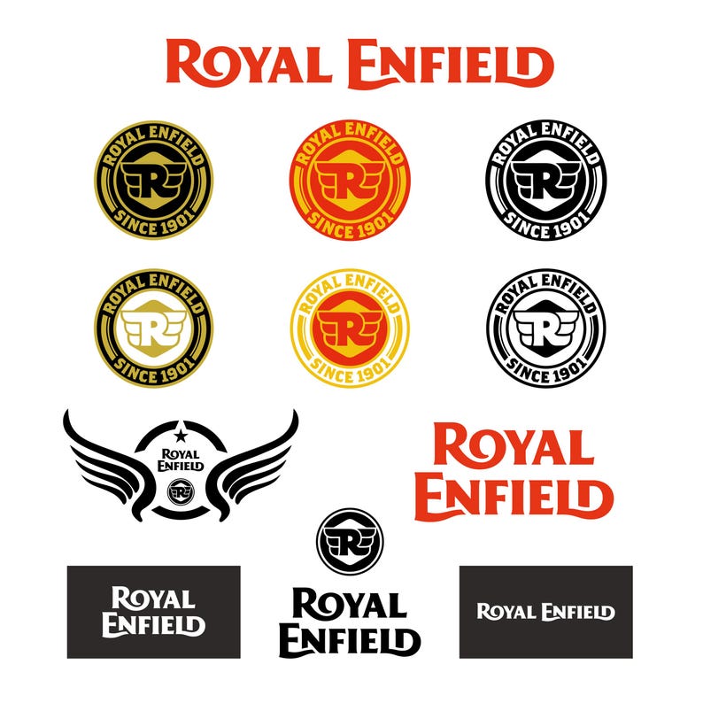 Royal Enfield Logo Emblem, Vector Cut Files (instant Download) - Etsy