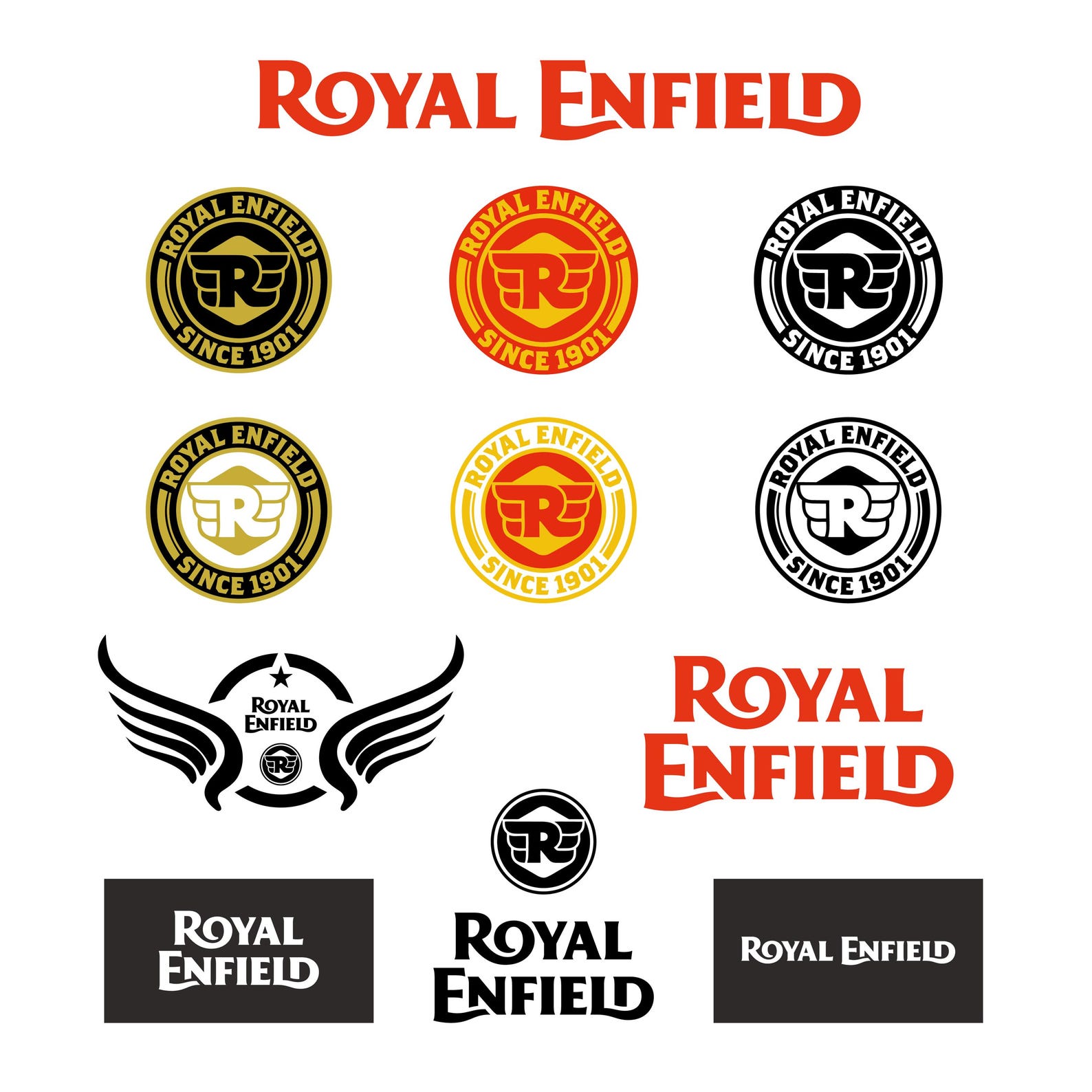 Royal Enfield Logo Emblem, Vector Cut Files (instant Download) - Etsy