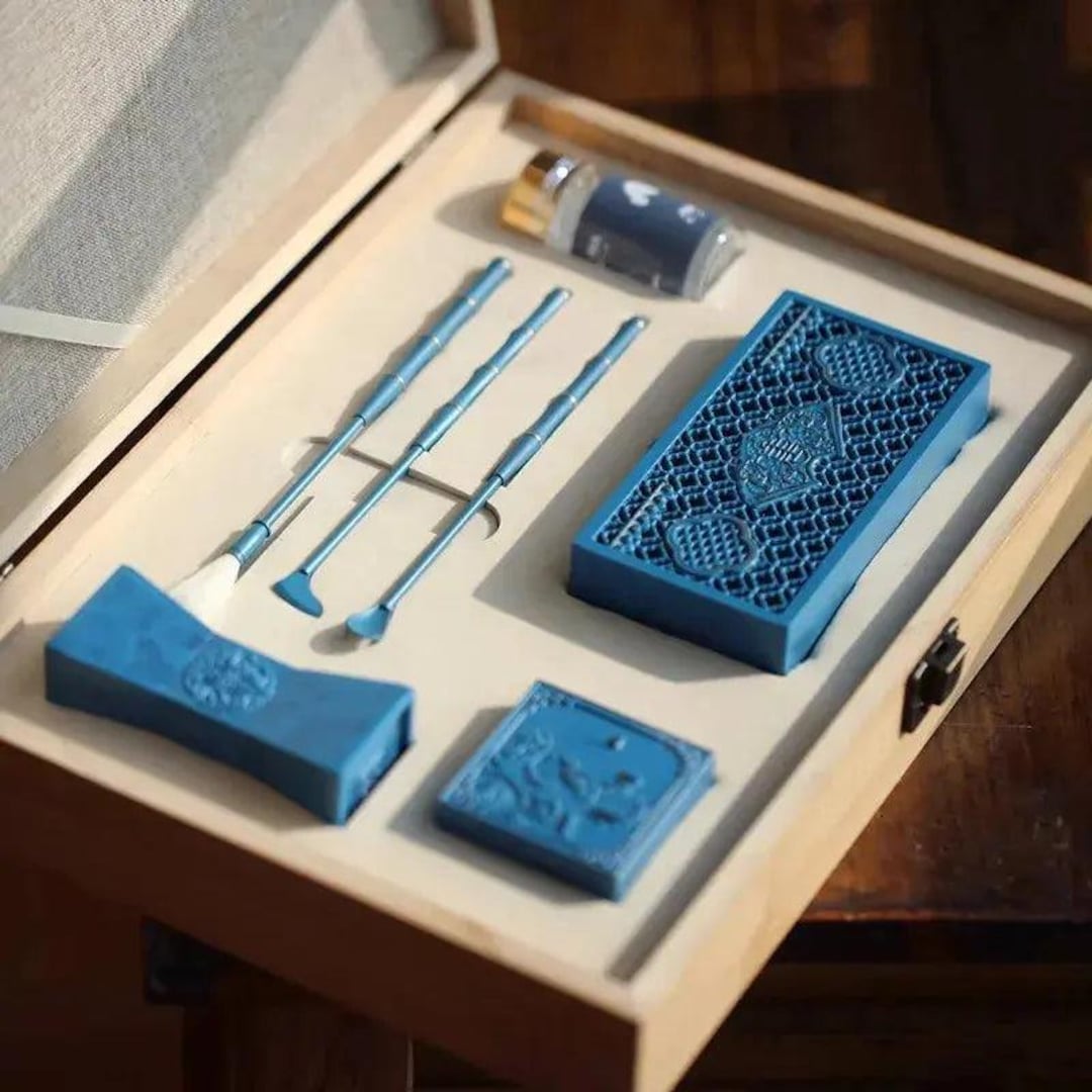 Incense Seal Molds | Blue Incense Ceremony Tools | Zen Meditation ...