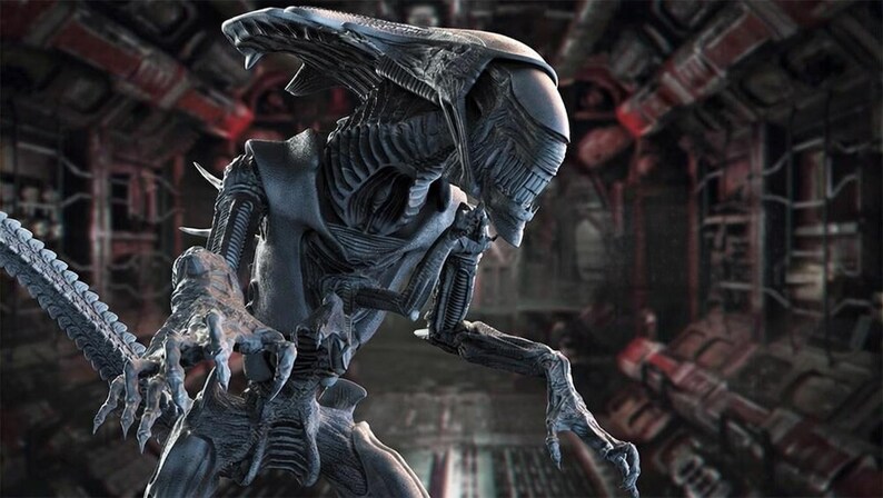 Alien Queen Sanix Stl File, Xenomorph Hive Queen Stl, 3D Printable ...