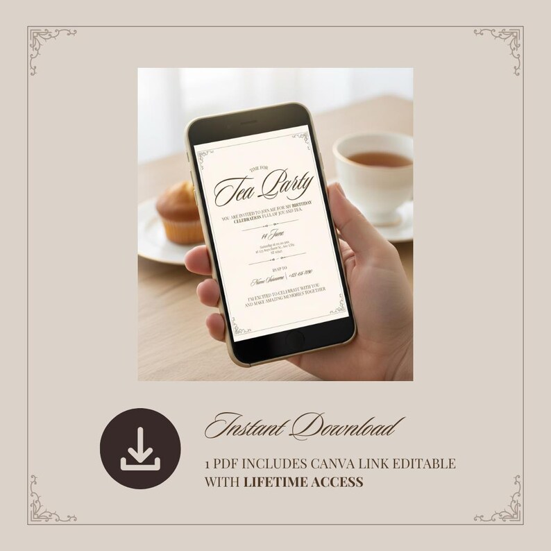 Regency Birthday Invitation Template, Bridgerton Inspired Elegant ...