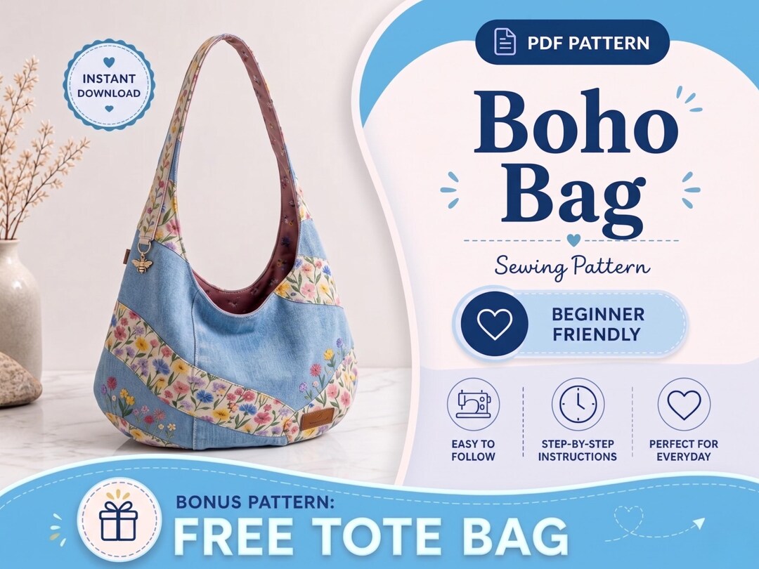 Round Bag Sewing Pattern | Circle Bag Pattern | PDF Round Tote Pattern ...