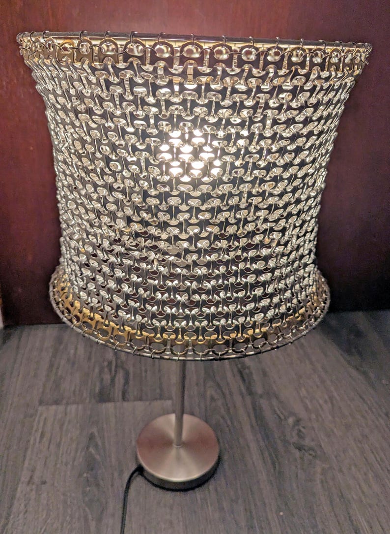 Chainmail Ring Pull Lamp Shade - Etsy UK