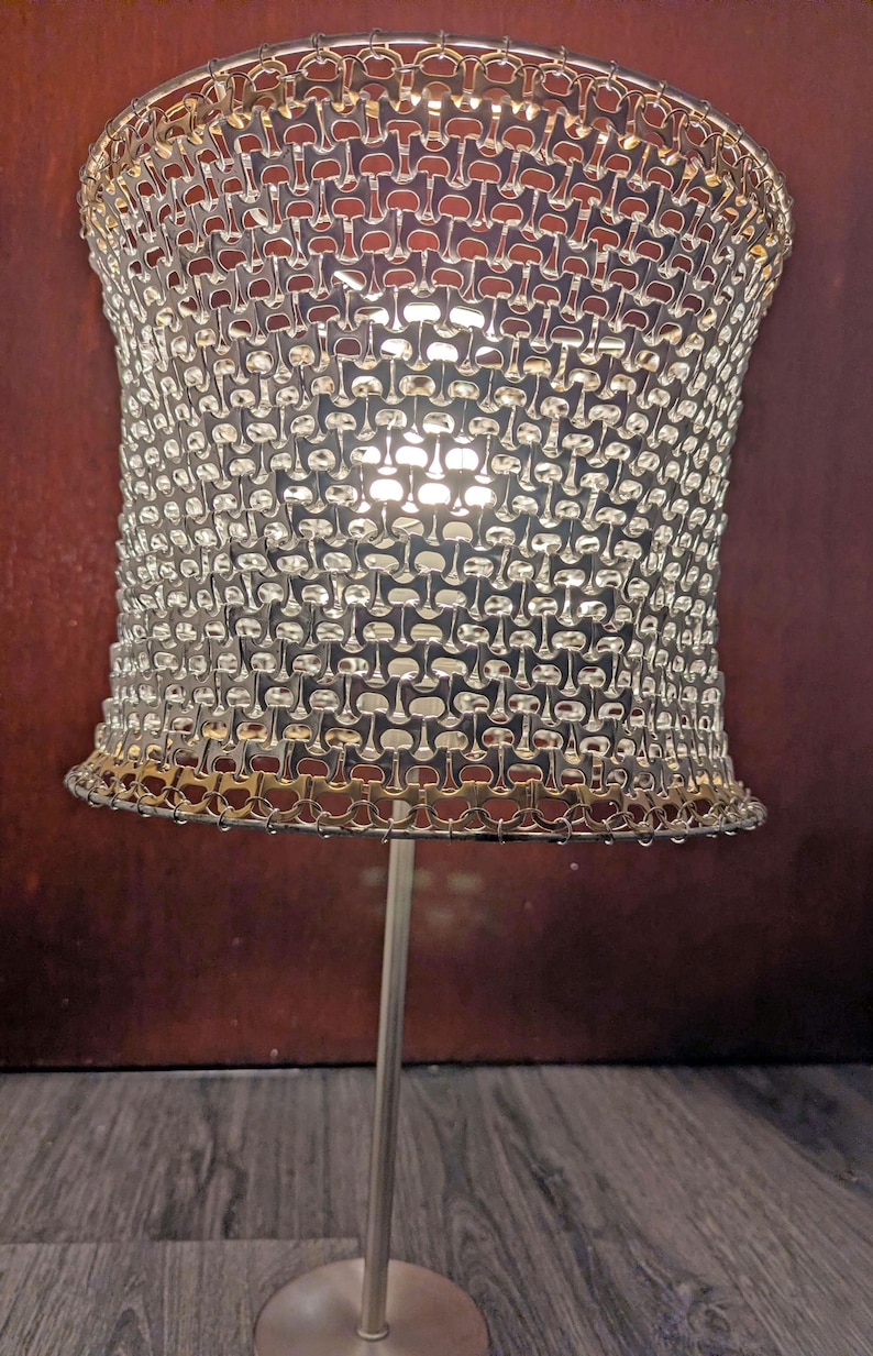 Chainmail Ring Pull Lamp Shade - Etsy UK