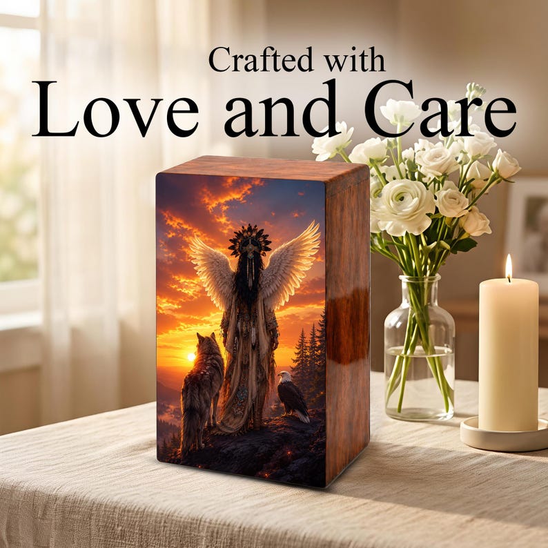 Native Tribal Urn for Women - Western Cremation Urns for Adult Female ...