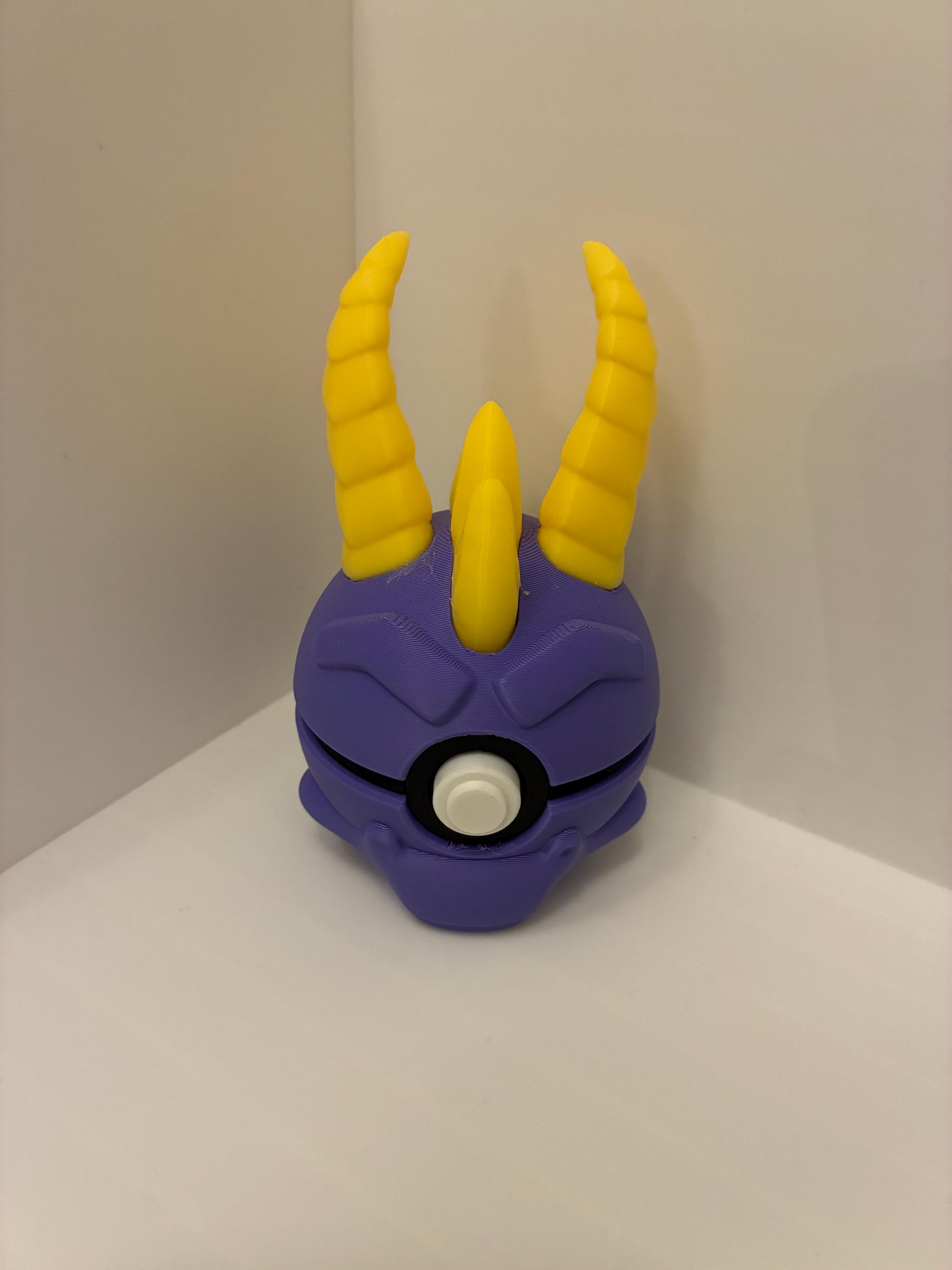 Spyro the Dragon Poke Ball Fidget Clicker - Etsy