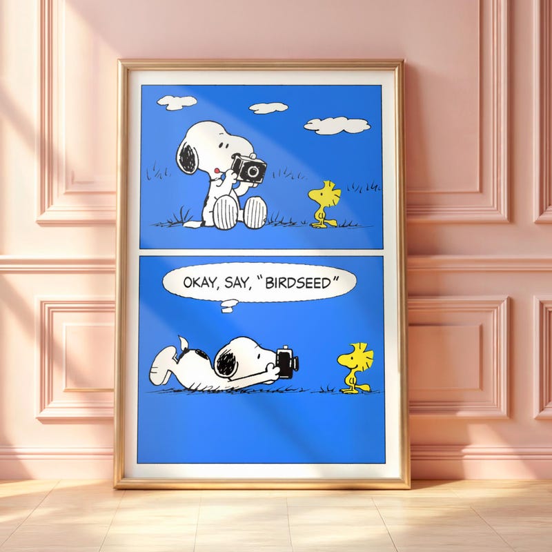 Snoopy With a Camera - Etsy