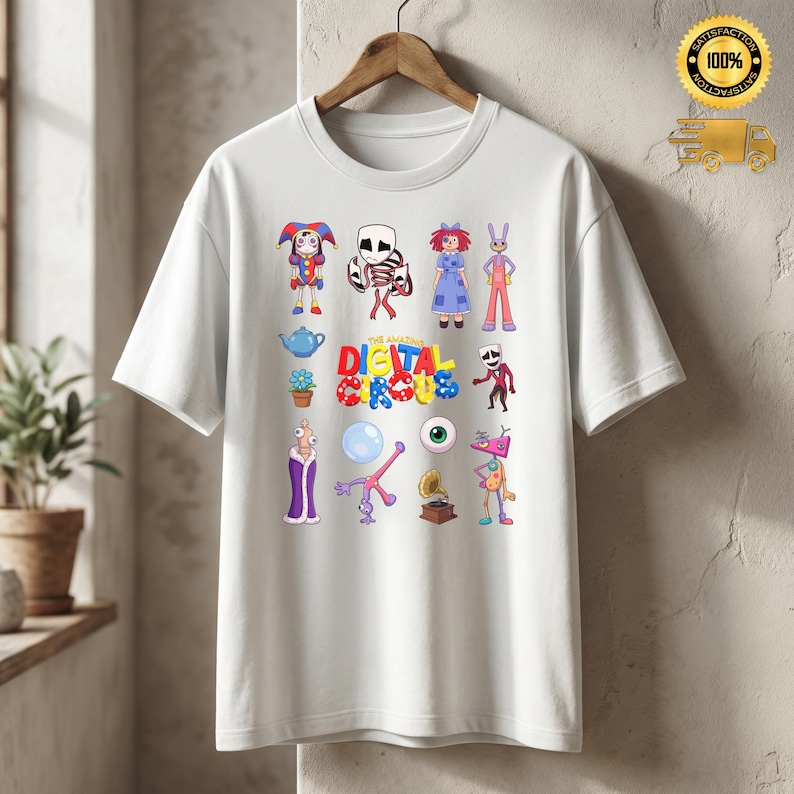 The Amazing Digital Circus Tshirt, Anime Gift Birthday for Boy Girl ...