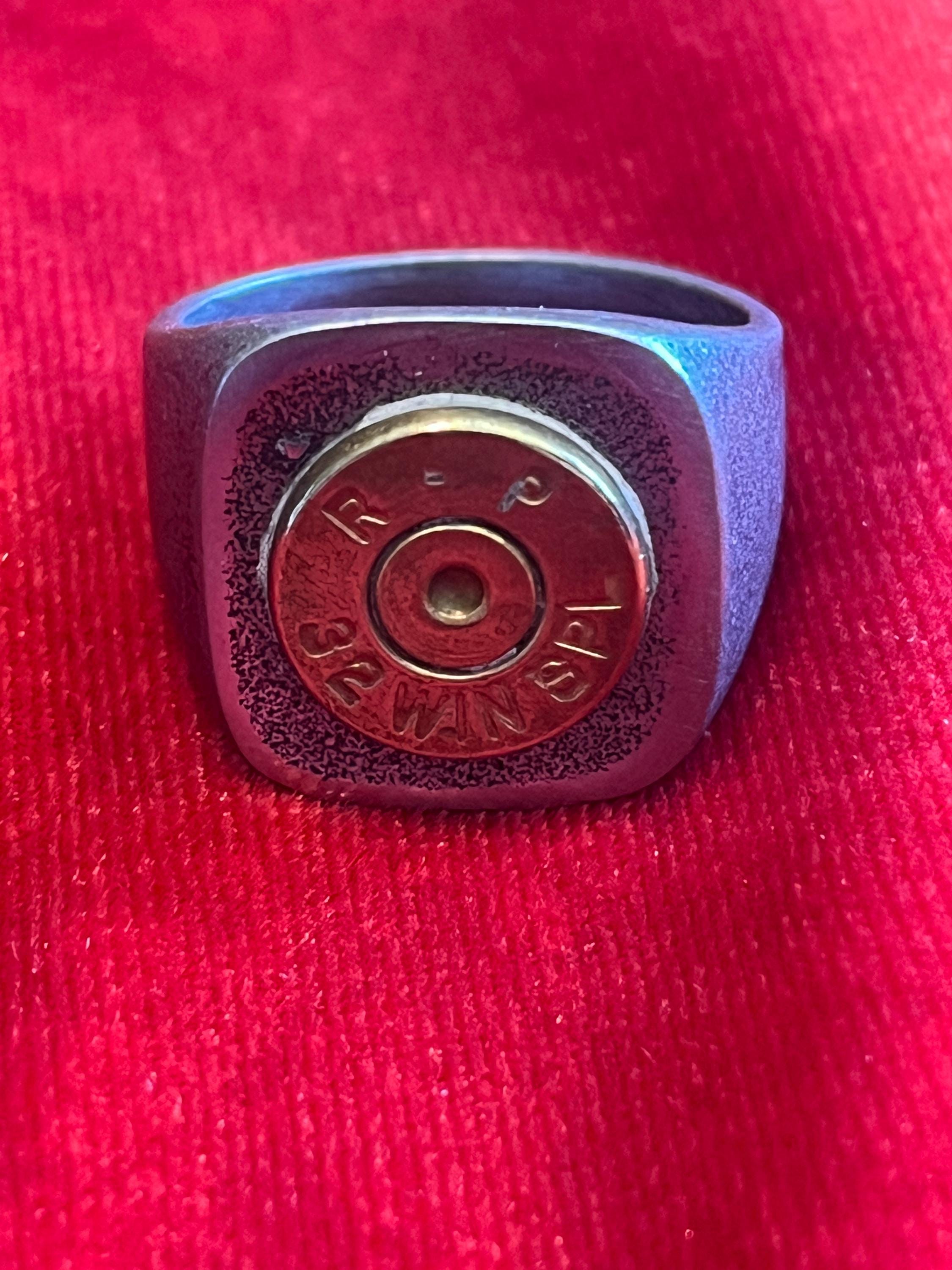 Handmade Bullet Casing Ring – Stainless Steel Ring – Real .45-70 Govt ...