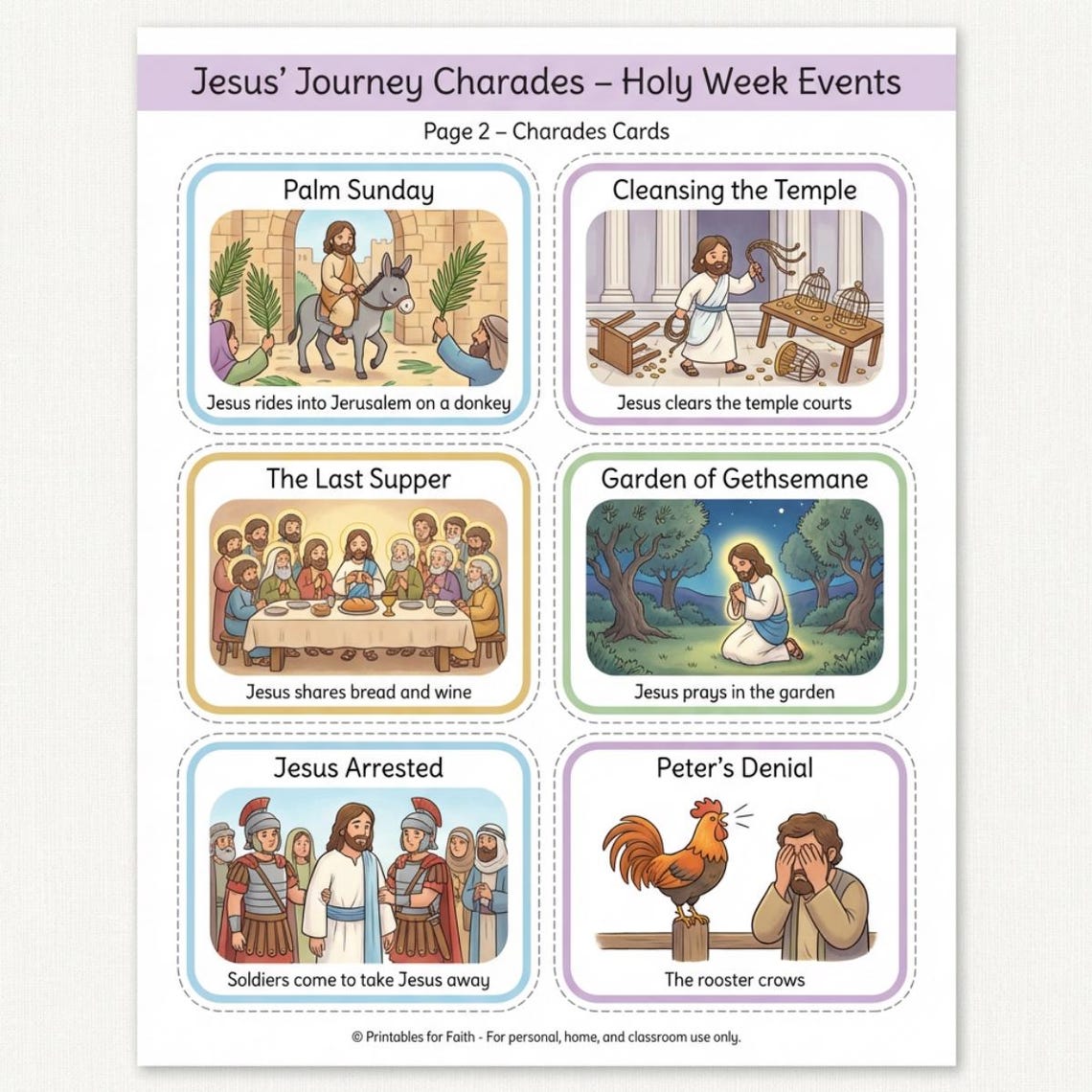 Last Minute Christian Easter Activity Bundle for Kids Ages 4-8 ...