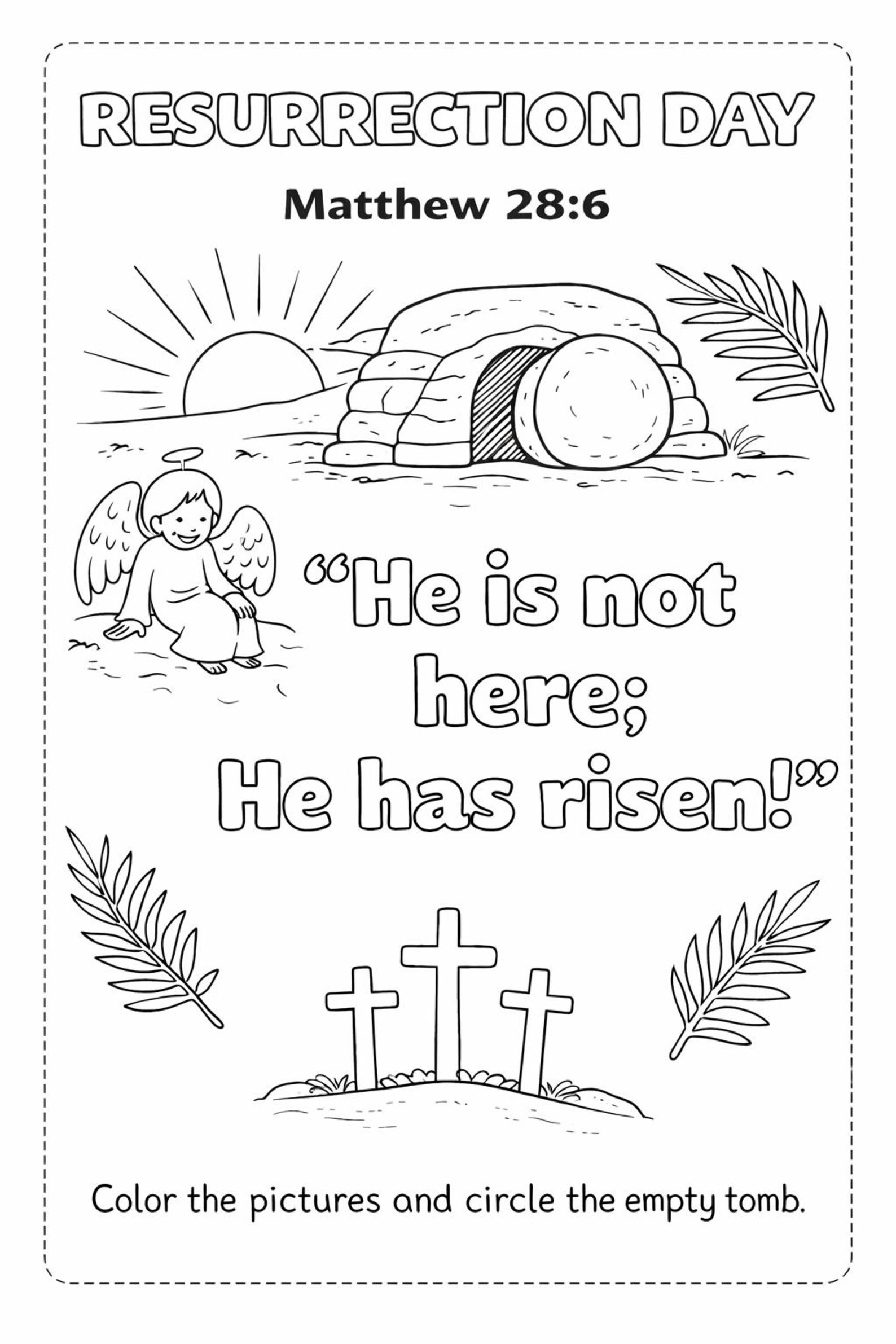 Last Minute Christian Easter Activity Bundle for Kids Ages 4-8 ...