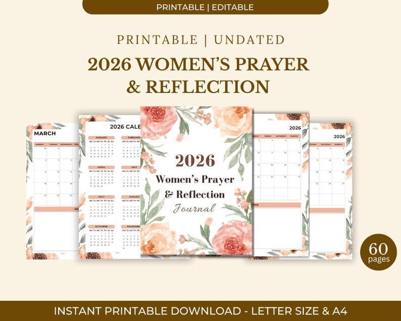 2026 Women's Prayer Tags Printable | Ministry Reflection Scripture ...