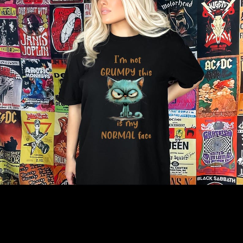 I'm Not Grumpy This is My Normal Face T-shirt - Etsy